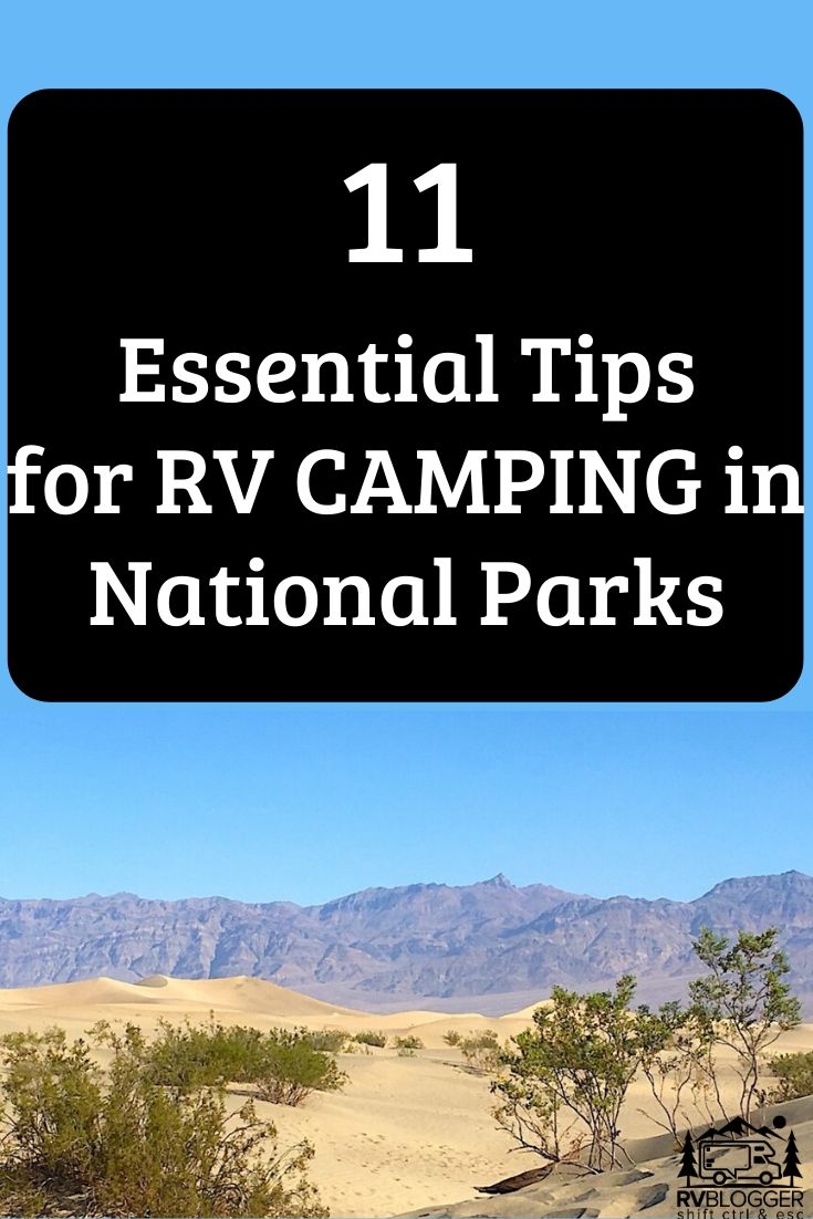 11 Essential Tips for RV Camping in National Parks – RVBlogger