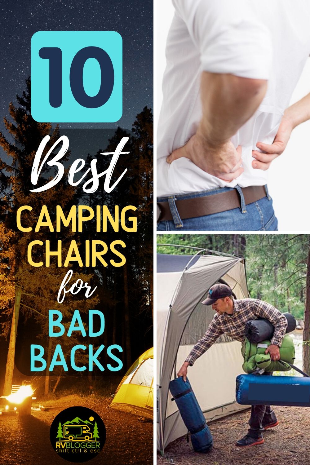 10 Best Camping Chairs for Bad Backs in 2025 - RVBlogger
