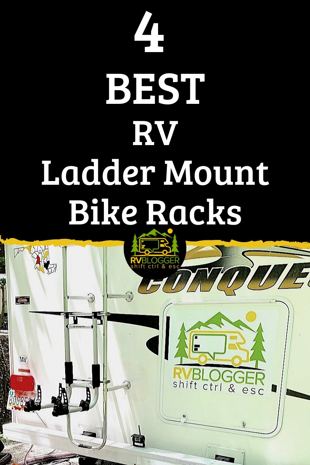 4 Best RV Ladder Mount Bike Racks and Our Top Pick - RVBlogger