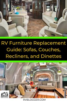 RV Furniture Replacement Guide: Sofas, Couches, Recliners, and Dinettes ...