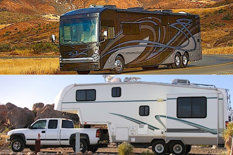 Fifth Wheel vs Class A Motorhome - Pros and Cons - RVBlogger