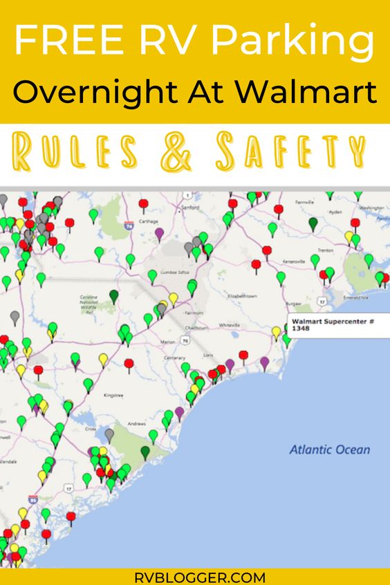 FREE RV Parking Overnight At Walmart in 2021 (Rules & Safety)